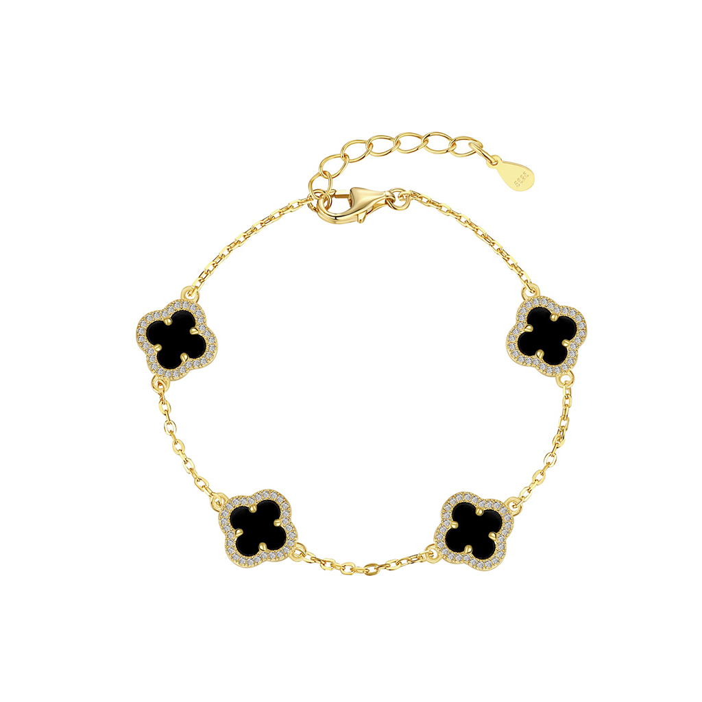Kleeblatt Armband – Mara Glücksarmband | Kleeblatt Schmuck für Damen ...